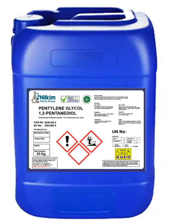 Kimya Depom - Pentilen Glikol (Pentylene Glycol) 1 Kg. Şişe